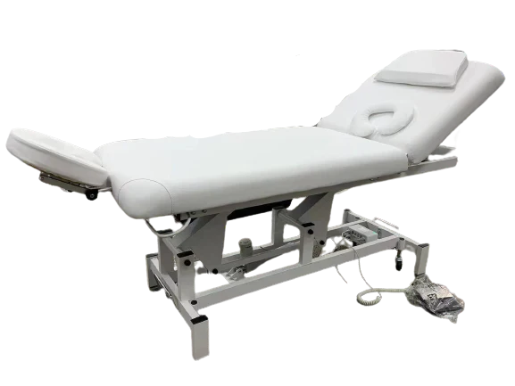 White-A-LEK Electric Height Control Facial Massage Treatment Table 1 M ...