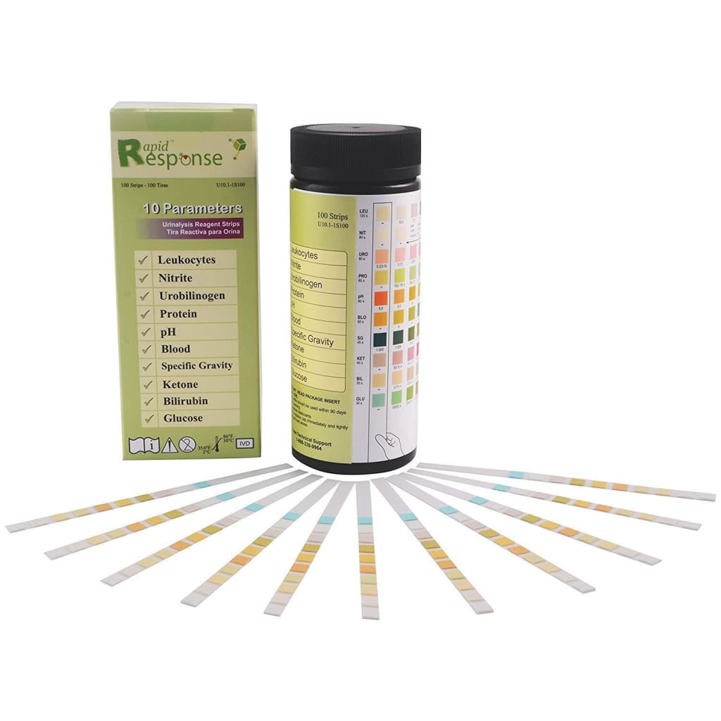 10 Parameter Urinalysis Reagent Strip — therapysupply
