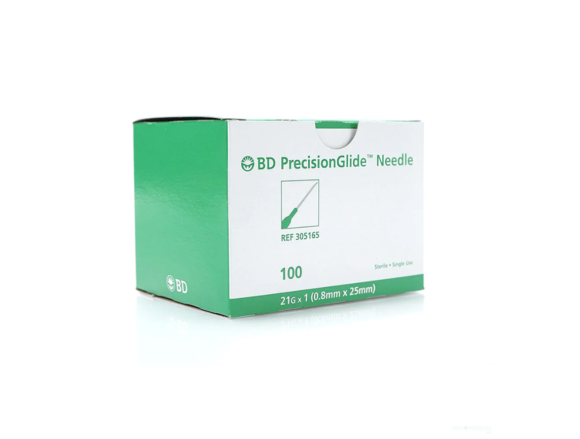BD 305165 B-D Needle 21g x 1, 400/pk PrecisionGlide Needles Regular ...