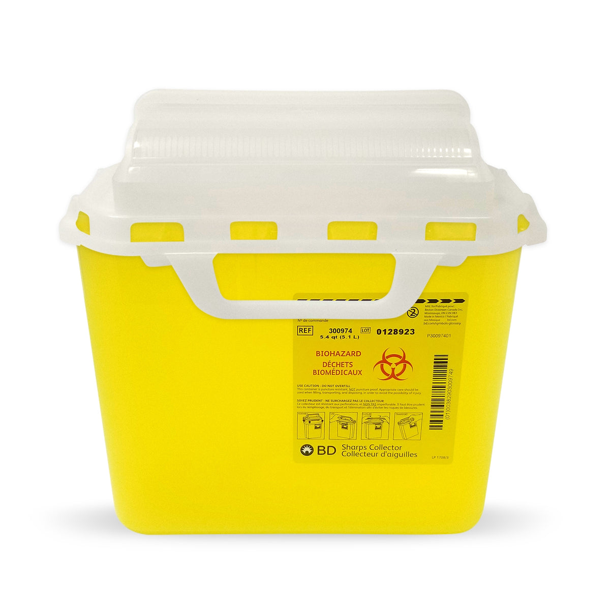 Sharps Container - 5.1 Liter (1 Per Order) | TherapySupply — therapysupply